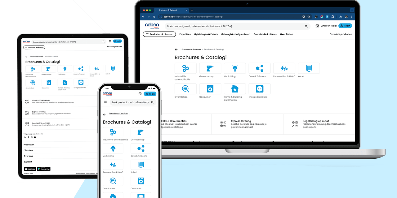CEBEO | Elektro groothandel voor alle elektrisch materiaal