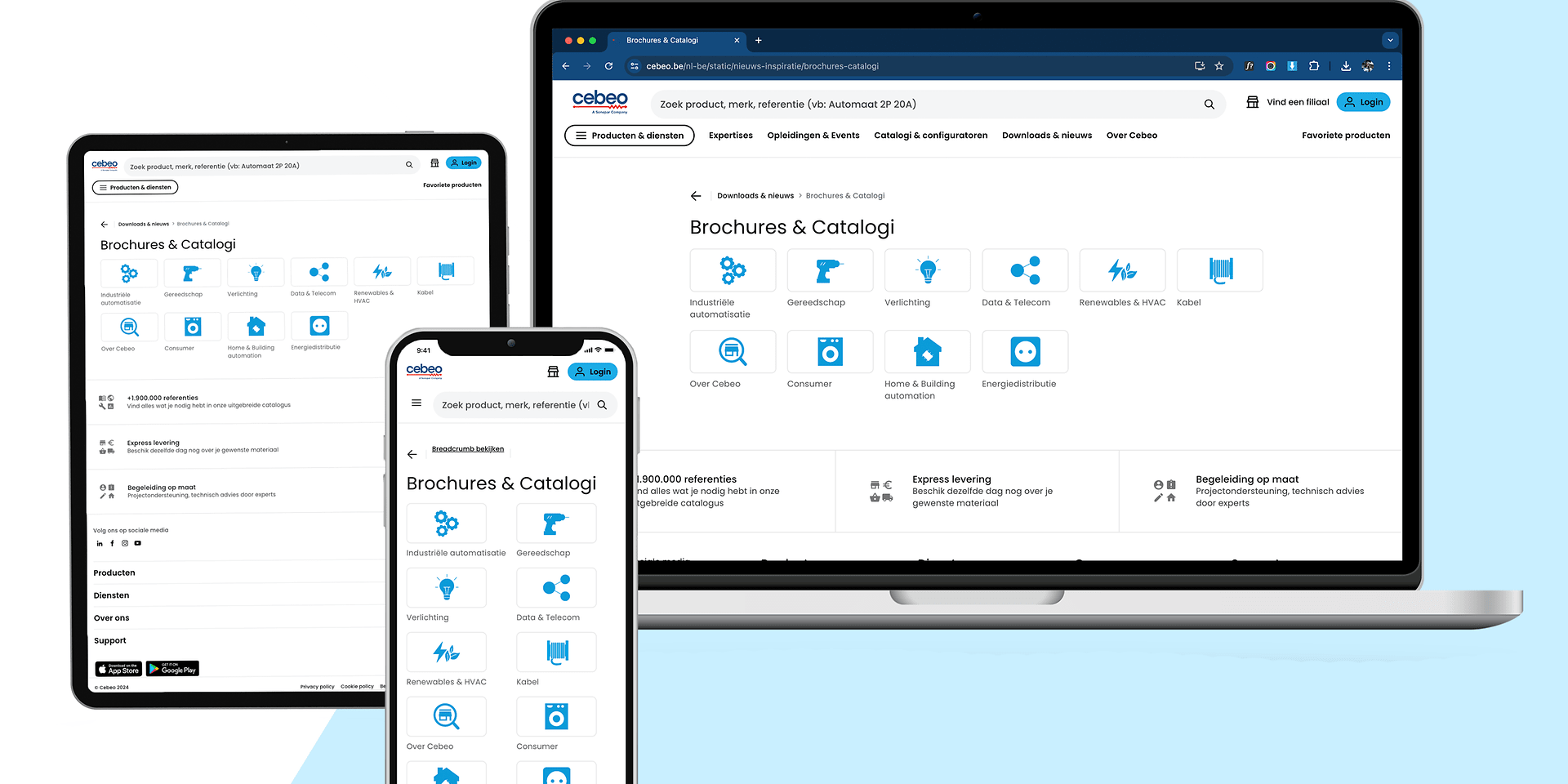CEBEO | Le premier distributeur B2B de produits électriques