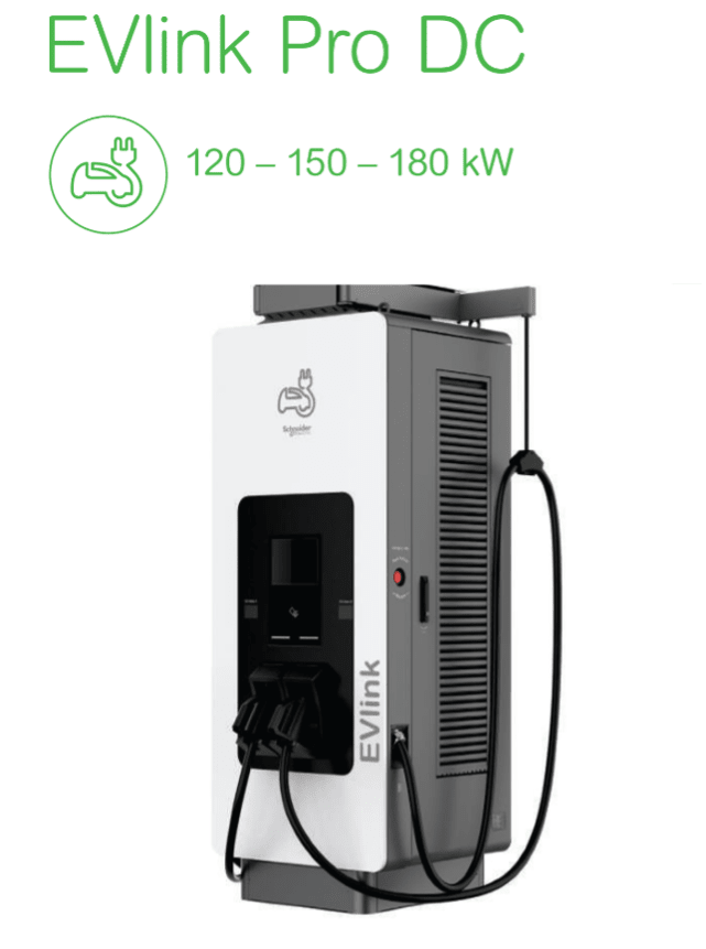 Ontdek de nieuwe EVlink Pro DC laadpaal van Schneider Electric