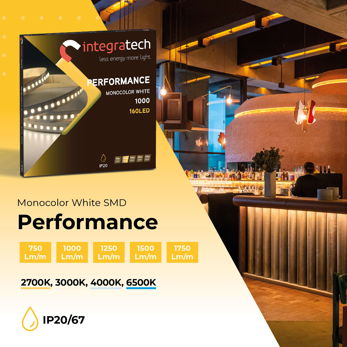 La toute nouvelle gamme de rubans LED d'Integratech.